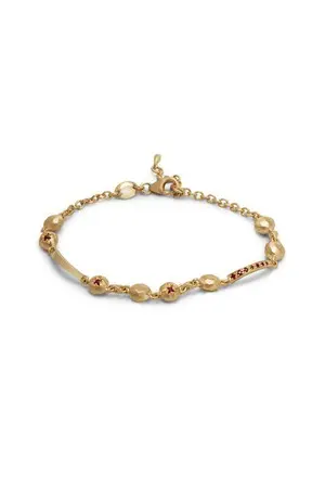 ELOISE JEWELRY Arch Bracelet Fire Element Ruby