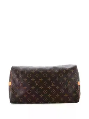 LOUIS VUITTON Speedy Bandouliere Bag Monogram Canvas 35 Satchel - Brown