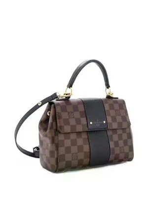 LOUIS VUITTON Bond Street Handbag Damier With Leather Bb Satchel
