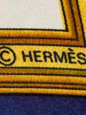 Hermès Les Tuileries Silk Scarf