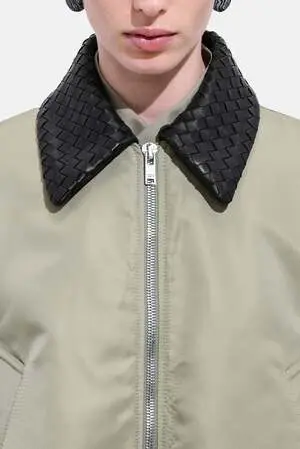 Bottega Veneta Satin Nylon Blouson
