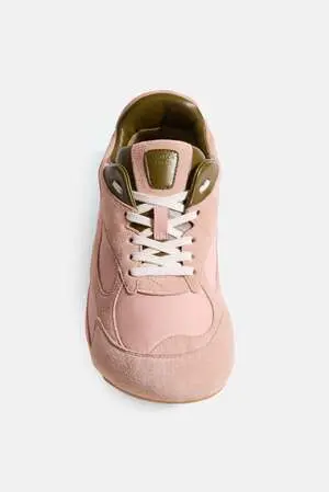 Bottega Veneta Orbit Sneakers Soft Suede/nylon/nappa