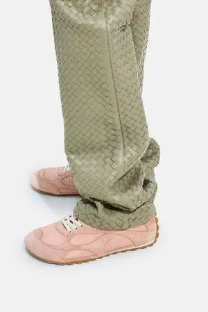 Bottega Veneta Orbit Sneakers Soft Suede/nylon/nappa