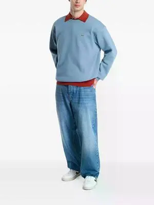 Lacoste Cotton Fleece Sweatshirt - Blue