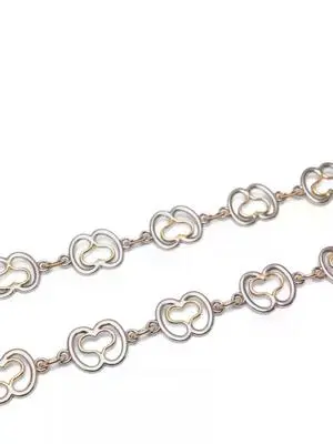 Maje Chain Belt With Gold Links - Silver