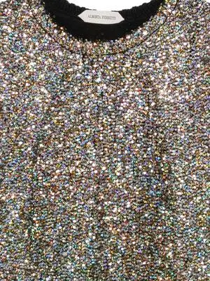 Alberta Ferretti Sequin-embellished Blouse