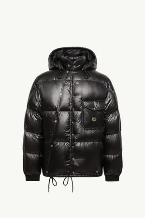 Moncler Karakorum Hooded Short Down Jacket - Black