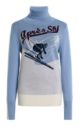 WE NORWEGIANS Afterski Wool Sweater - Blue