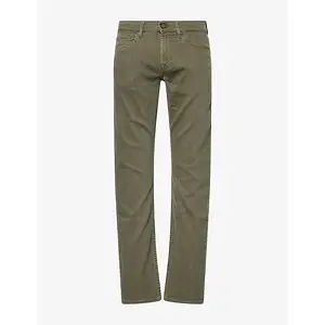 7 For All Mankind The Straight 5-pocket Denim Jeans - Moss