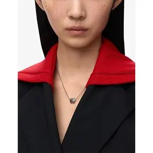 Loewe Anagram Bombé Sterling Necklace