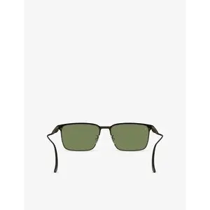 FERRARI Fh1033d Rectangle-frame Metal Sunglasses