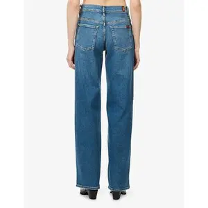 7 For All Mankind Stovepipe Straight-leg Denim Jeans