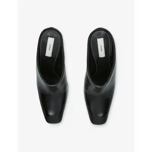 TOTEME Bar Leather Heeled Mules