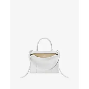 Loewe Amazona 180 Small Leather Handbag - White