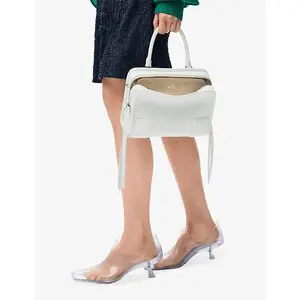 Loewe Amazona 180 Small Leather Handbag - White