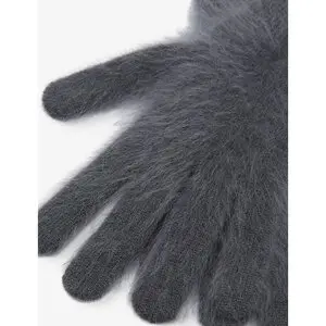 REISS Millie Brushed-cashmere Gloves