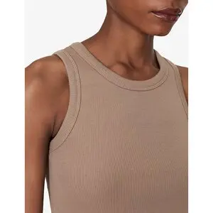 JOSEPH Yeux Ribbed Stretch-cotton Vest Top