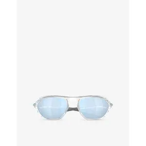 Oakley Oo9537 Cage Jacket Geometric-frame Nylon Sunglasses
