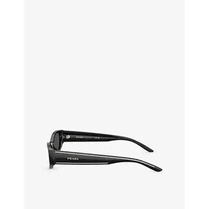 Prada Pr D22s Oval-frame Acetate Sunglasses