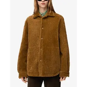 Loewe Ribbed Relaxed-fit Shearling-corduroy Overshirt