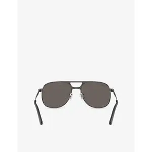 Ray-ban Rb3793 Bill Max Aviator-frame Metal Sunglasses
