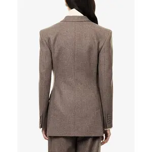 Gabriela Hearst Gavin Double-breasted Wool-blend Blazer