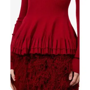 ASHLYN Merritt Turtleneck Wool-blend Jumper
