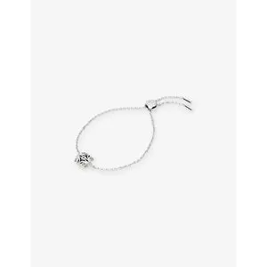 Loewe Anagram Bombé Sterling Bracelet - Silver