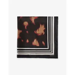 JOSEPH Danica Graphic-print Small Silk Scarf