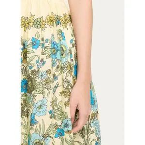 ALEMAIS Sophia Floral Midi Dress
