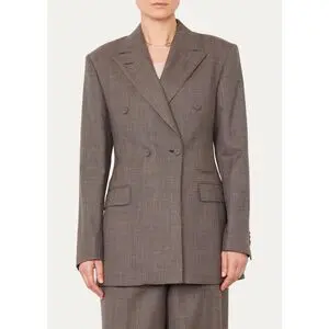 Officine Générale Double-breasted Virgin Wool Coat