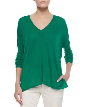 6397 Perfect V-neck Wool Sweater