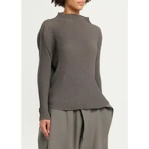 Issey Miyake Misty Pleats Long-sleeve Top