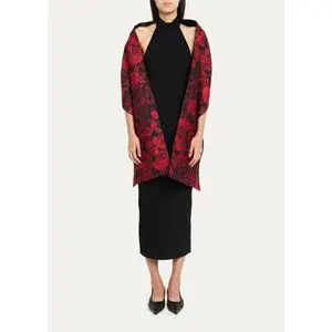 Michael Kors Rose Silk-blend Stole