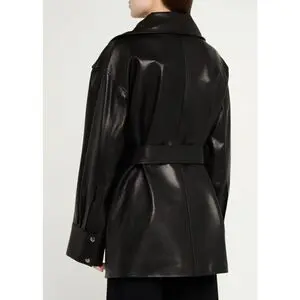 HEIRLOME Ellis Belted Leather Jacket