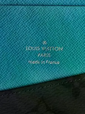 LOUIS VUITTON Pocket Organizer Monogram Eclipse And Leather Small Wallets