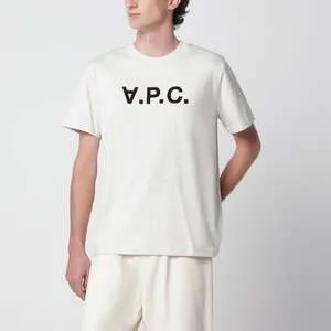 A.p.c. Ecru Standard Grand Vpc Cotton T-shirt - White