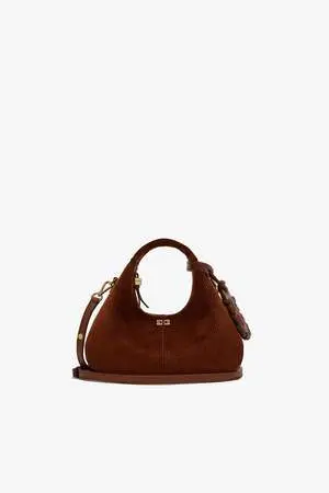 GANNI Mini Hobo Handbag In Corduroy