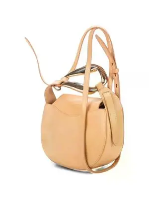 Chloé Kiss Leather Shoulder Bag - Neutrals