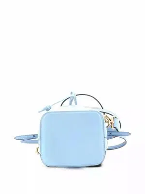Fendi Logo Mon Tresor Leather Mini Bucket Bag