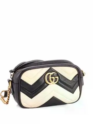 Gucci Gg Marmont Shoulder Bag Matelasse Leather Mini Crossbody Bag
