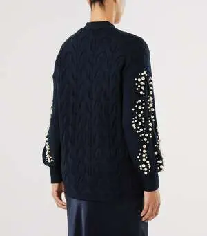 Marina Rinaldi Embellished Cardigan