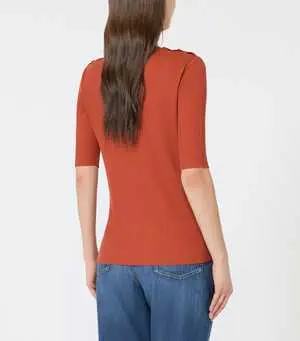 Max Mara Virgin Wool Ribbed Sweater