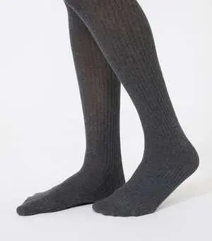 Max Mara Stretch-cotton Rib-knit Tights