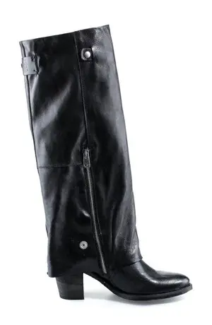 A.S.98 Rolfe Leather Knee High Boot - Black