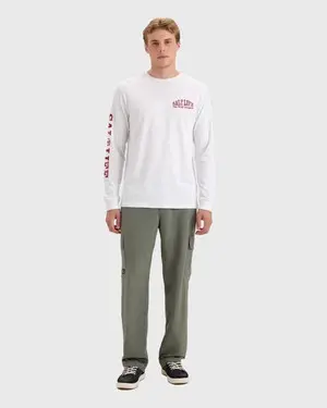 SALT LIFE Respect The Wild Long Sleeve Tee - White
