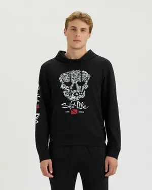 SALT LIFE Dive And Conquer Hoodie - Black