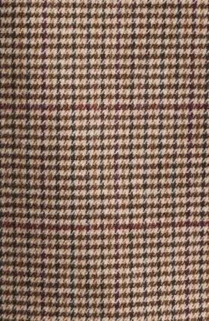 Sam Edelman Houndstooth Jacket With Faux Shearling Collar
