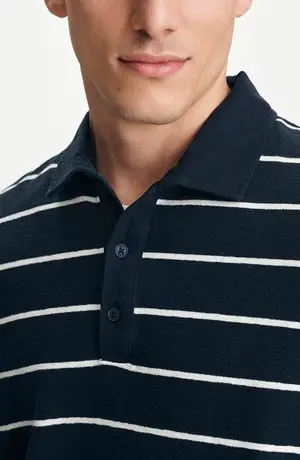 MAVI Striped Long Sleeve Polo