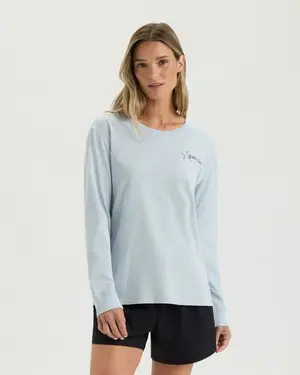 SALT LIFE Coastal Escape Long Sleeve Tee - Mist